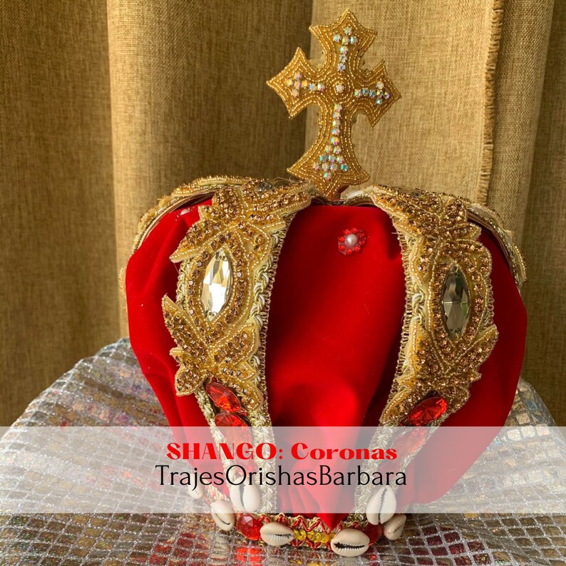 SHANGO/ Corona Para Shango/coronas Orisha/trajes Orishas | Etsy