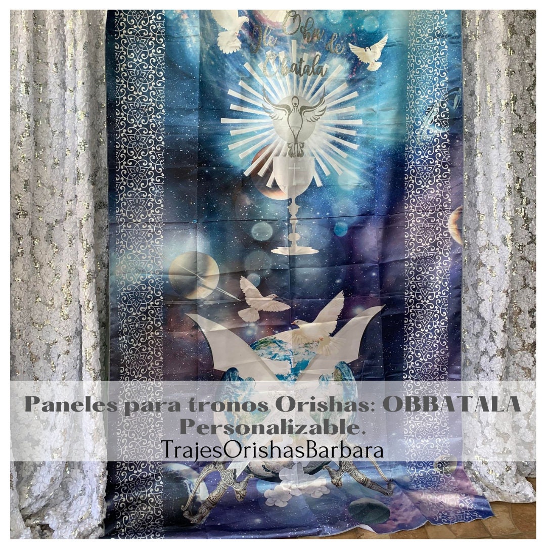 Obatala/panel Personalizable/obbatala Palomas/panel Para - Etsy