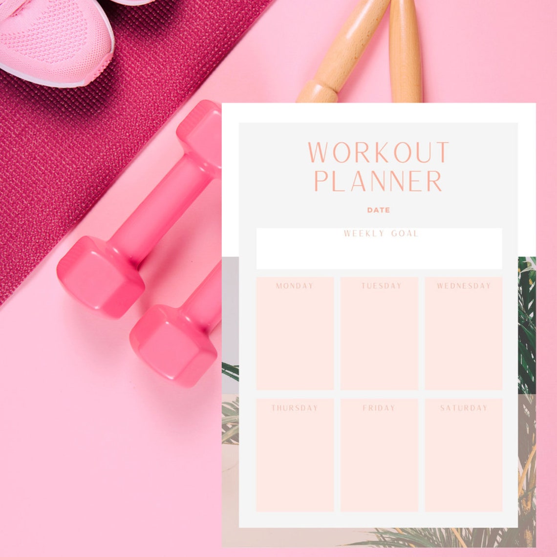 Workout Printable Planner 2 Templates Instant Download Printable PDF - Etsy