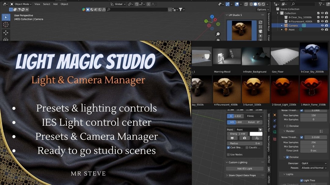 LM Studio 6 is a Complete Scene Creation Tool, With Gobos, IES Lighting ...