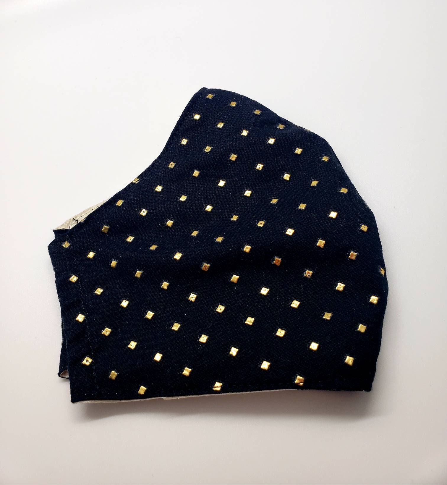 S/M/L Gorgeous Diamond Dew Drop - 3 Layers Cotton Face Mask (with a ...