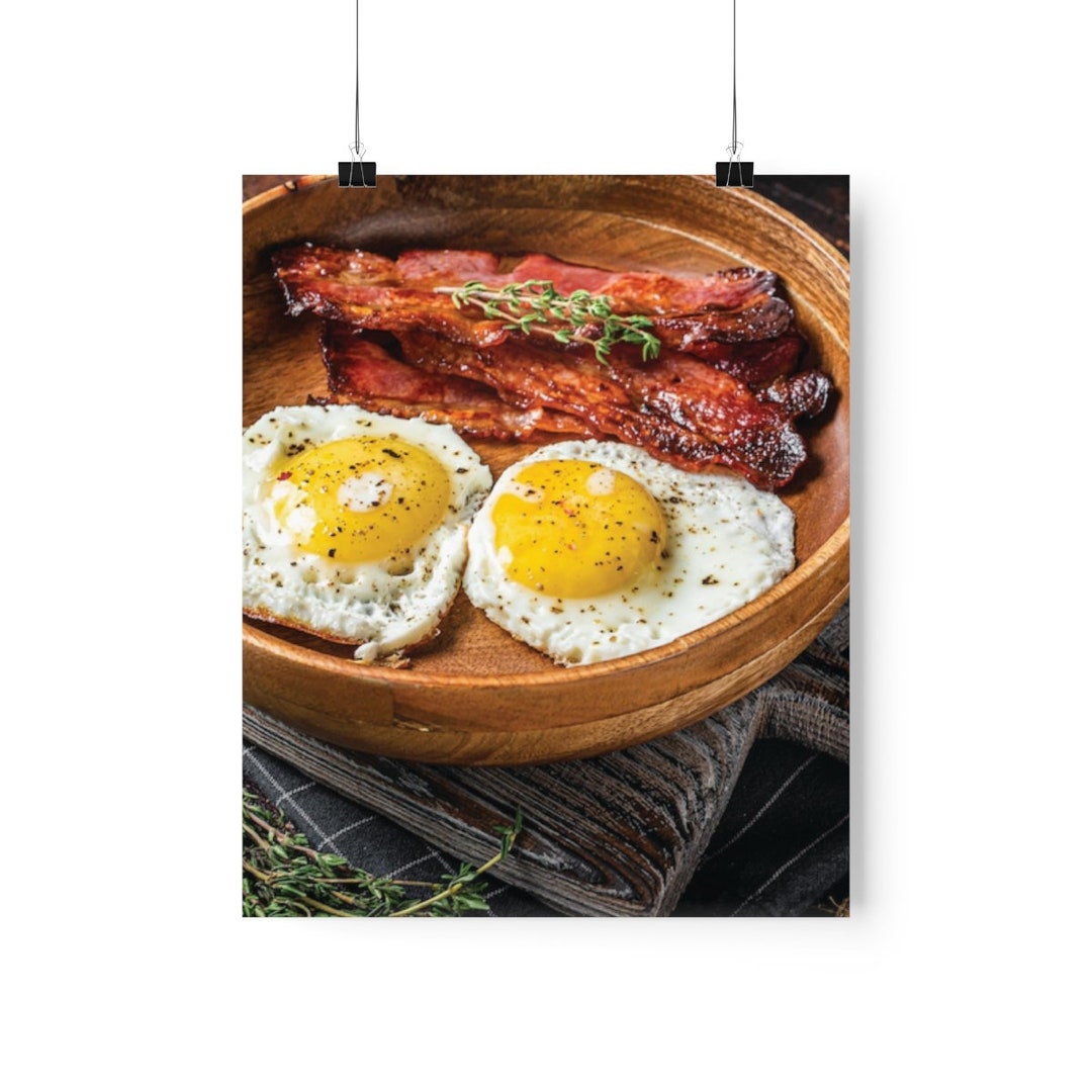 Delicious Bacon Poster: A Great Wall Art Poster for an Office, or ...