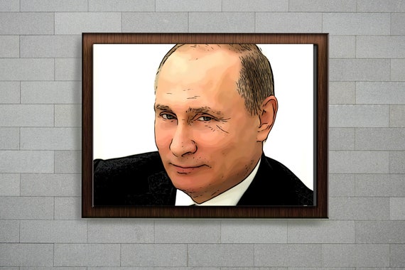 PRINTABLE putin Digital Art Theme For: Home Office - Etsy
