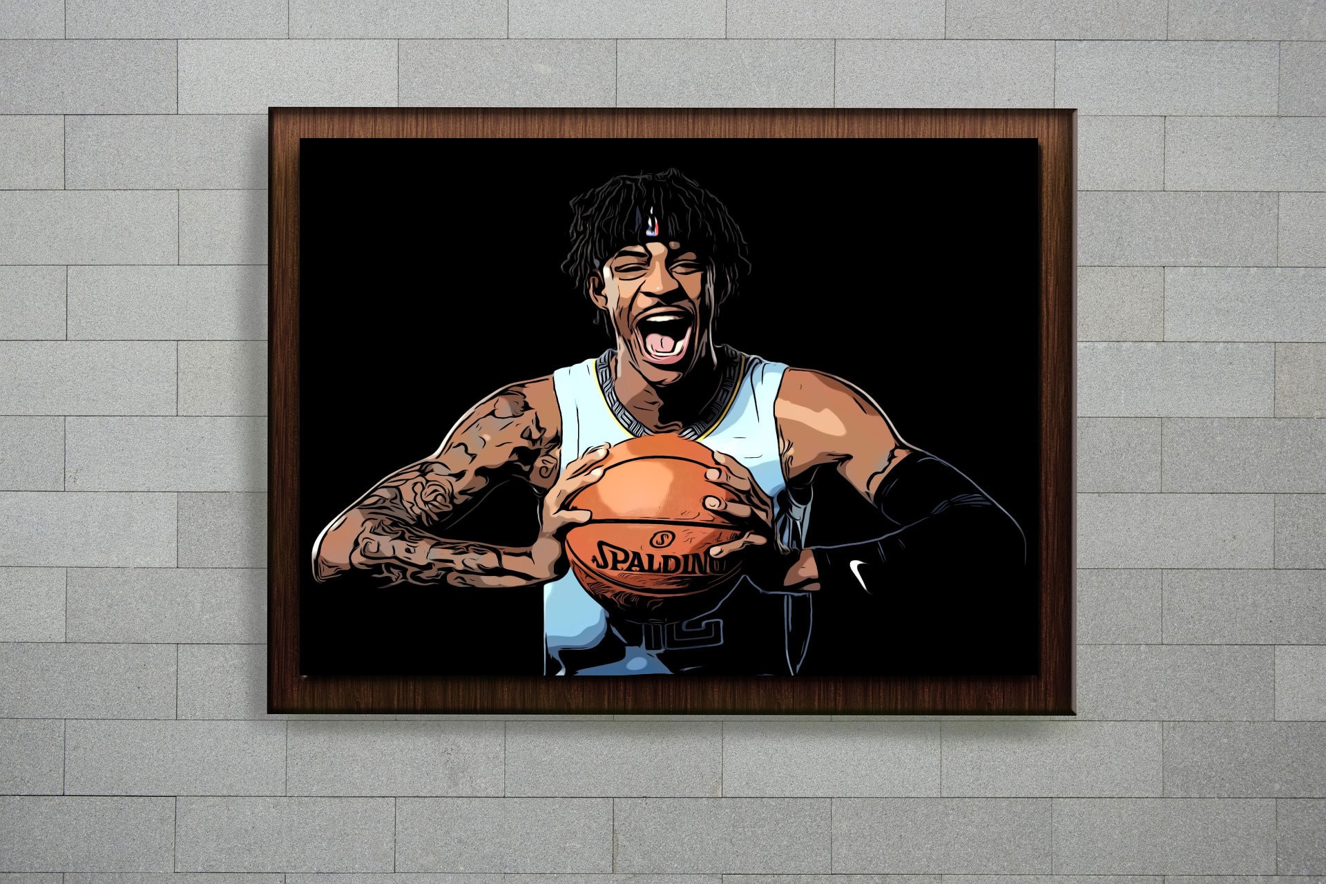 Ja Morant PRINTABLE Digital Art Theme For: Home Office Print, Office ...