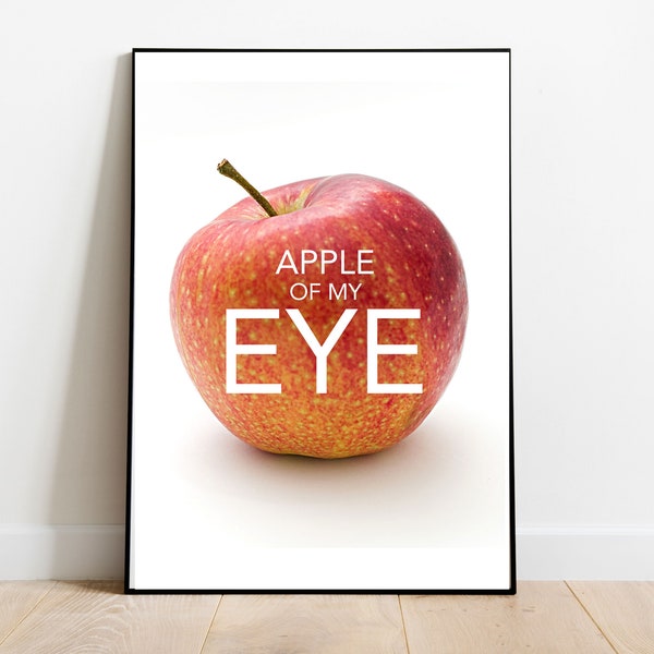 Apple of My Eye Poster - Etsy