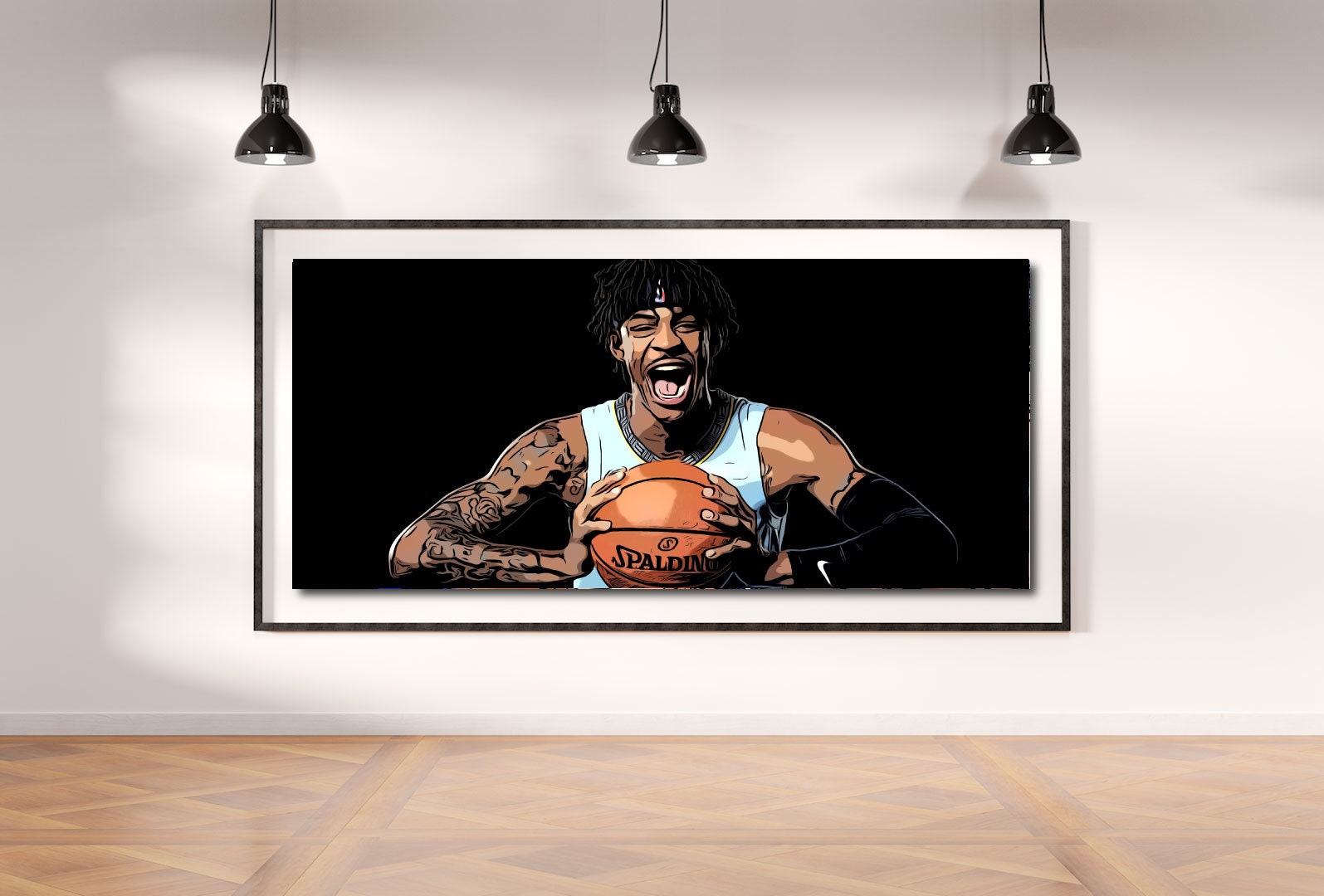 Ja Morant PRINTABLE Digital Art Theme For: Home Office Print, Office ...