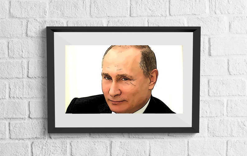 PRINTABLE "putin" Digital Art Theme For: Home Office Print, Office ...