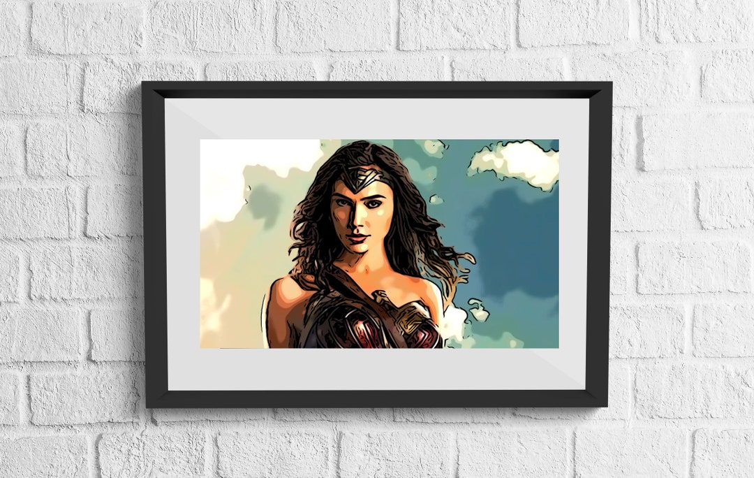PRINTABLE wonder Woman Digital Art Theme For: Home - Etsy