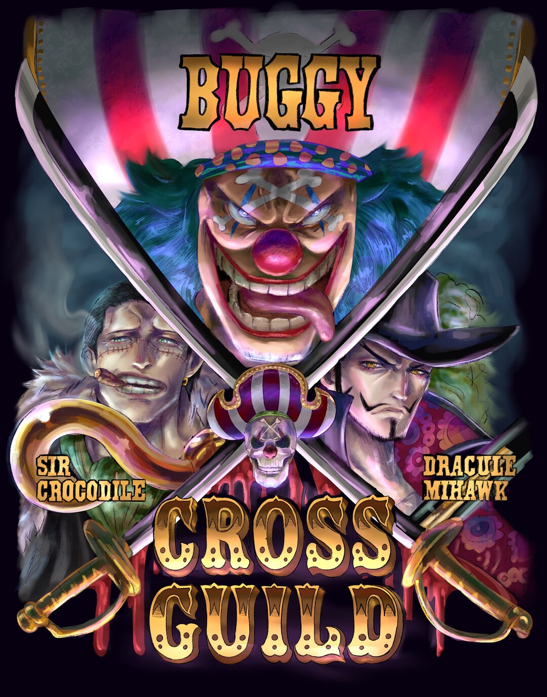 The Guild - Anime Pirate Poster Anime Art Print - Etsy