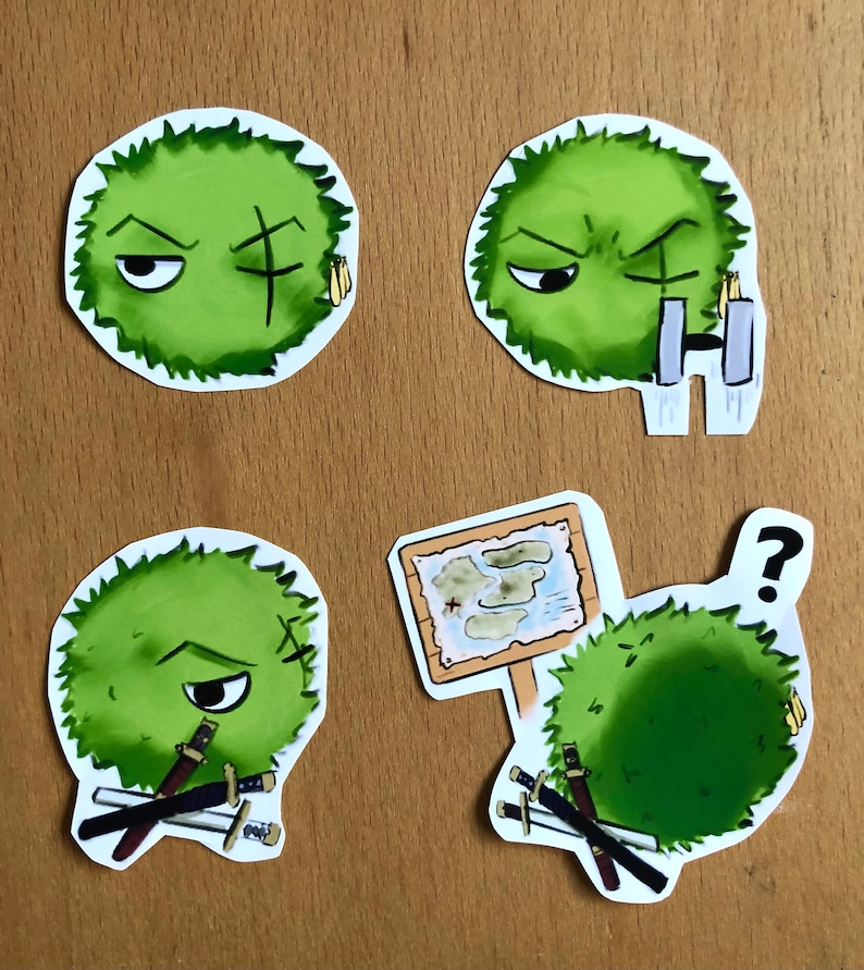 Marimo Mossball Stickers Anime Stickers | Etsy