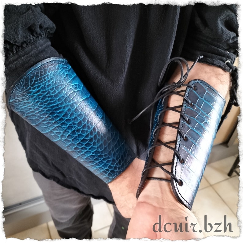 Set of the Blue Dragon Rider, Pauldron and Forearm Cannons - Etsy