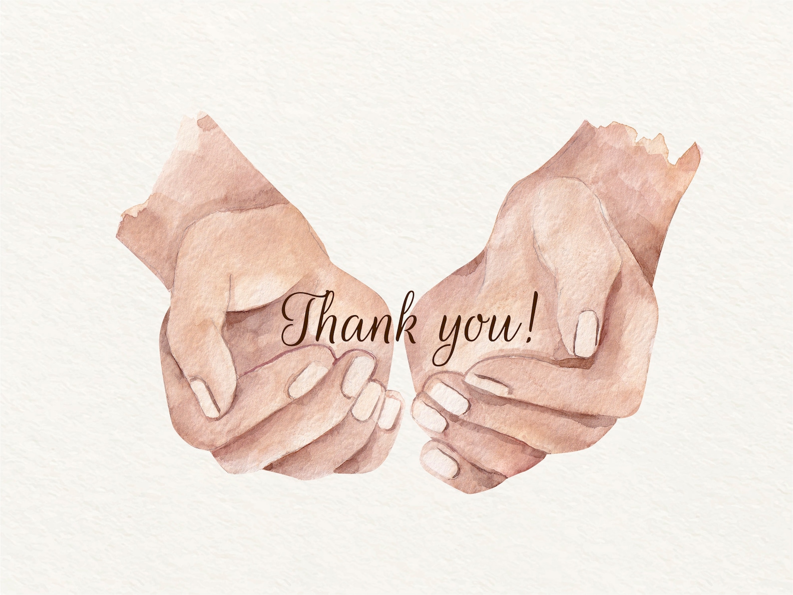 Watercolor Hands Clipart: Family Illustration (PNG Files) - Etsy