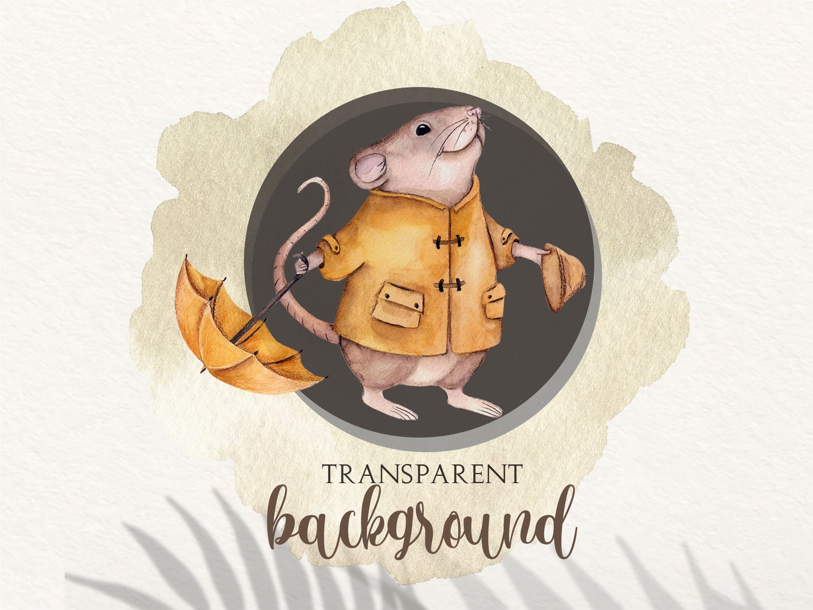 Cute Mouse Watercolor Clipart Little Animals Nursery Art - Etsy