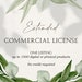 Extended Commercial License for ONE Clipart Set. No Credit Required - Etsy