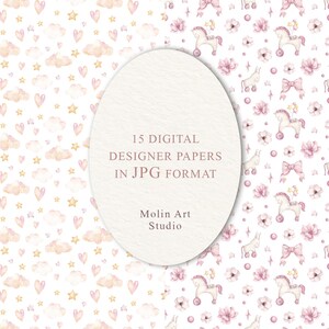 Watercolor Rocking Horse Clipart, Horse Pattern, Digital Paper Pack ...