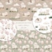 Sheep Pattern, Digital Paper Pack, Scrapbook Papers, Baby Seamless ...