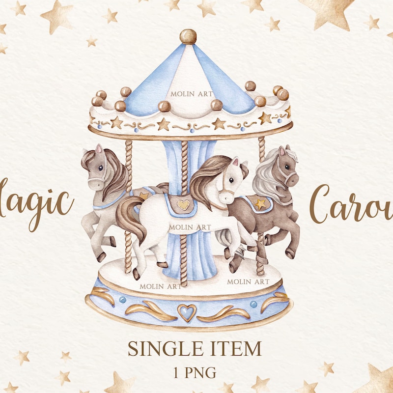 Ballerina Carousel Prints - Etsy