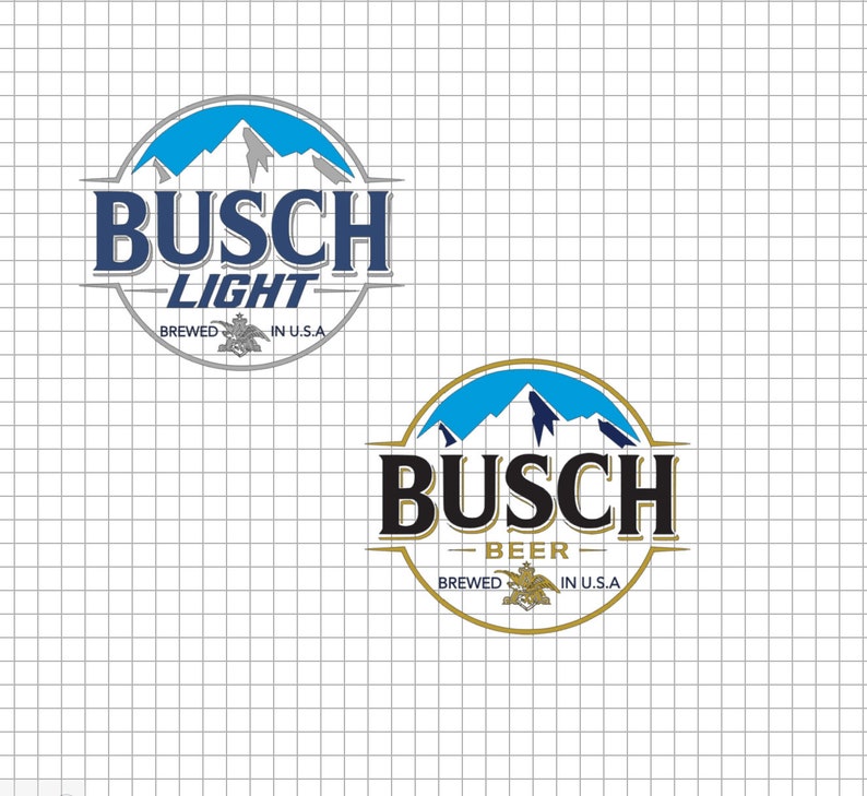 SVG PNG JPEG Busch Light Beer Logo | Etsy