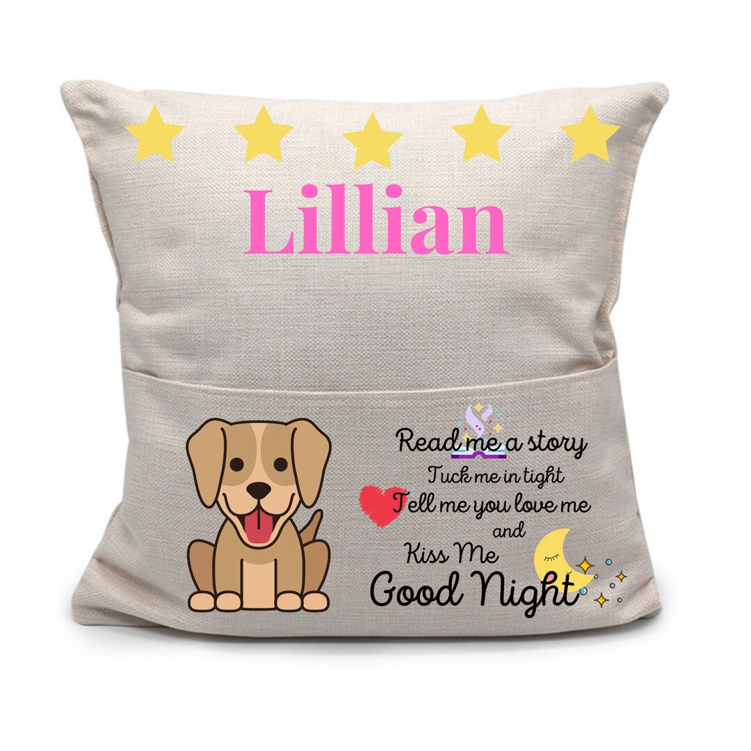Personalized Book Pillowcase: Custom Bedtime Story Pocket Pillow ...