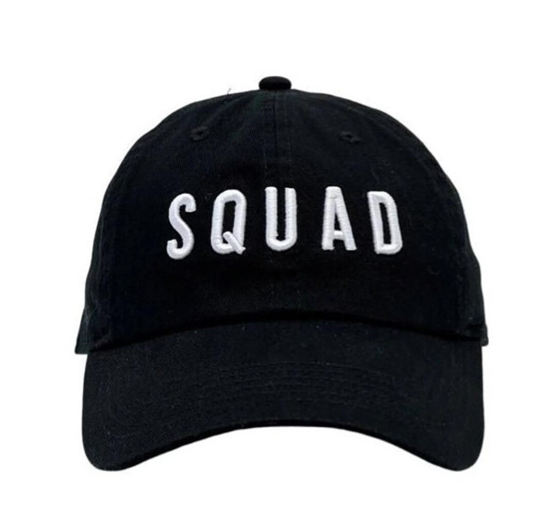 3D Puff "squad" Embroidery Baseball Hats, Custom Adult and Children ...