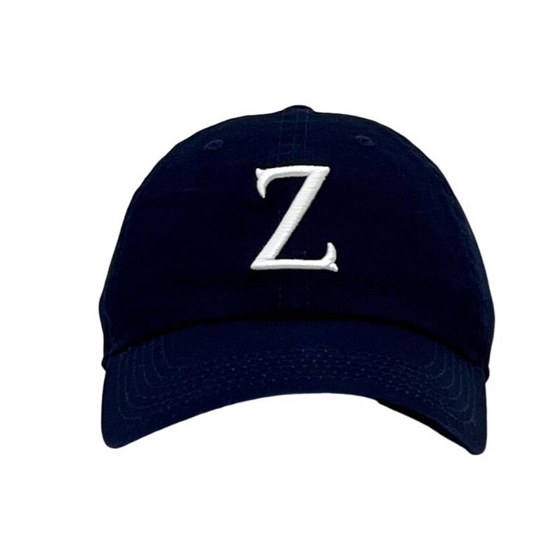 3D Puff "z", Letter Hats, Initial Cap, Monogramed Hats. Custom Color ...