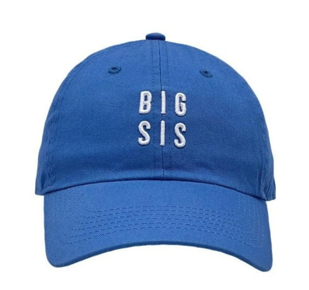 3D Puff "big Sis" Embroidery Baseball Hat, Children & Adult Custom ...