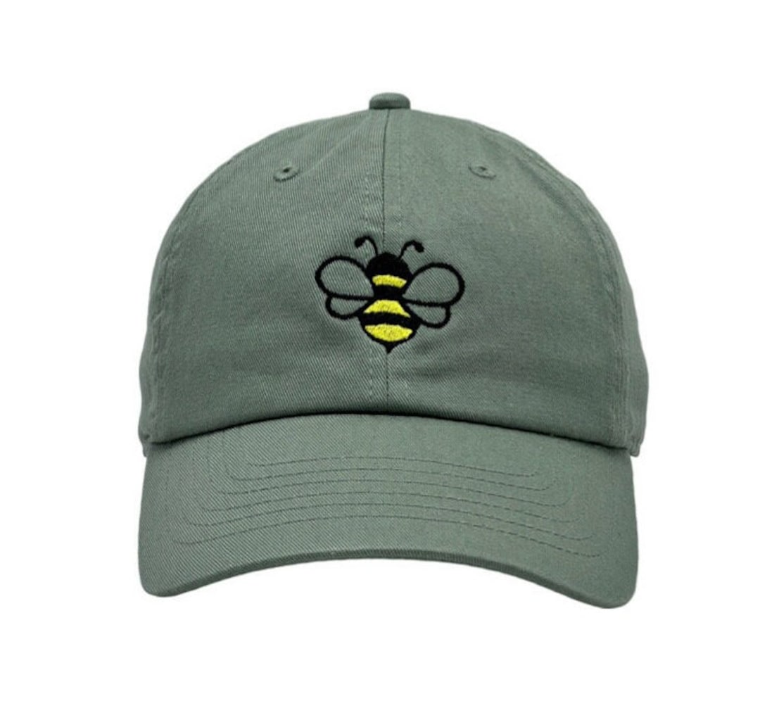 Bee Embroidery Baseball Hats,bee Custom Baseball Cap,adult and Children ...