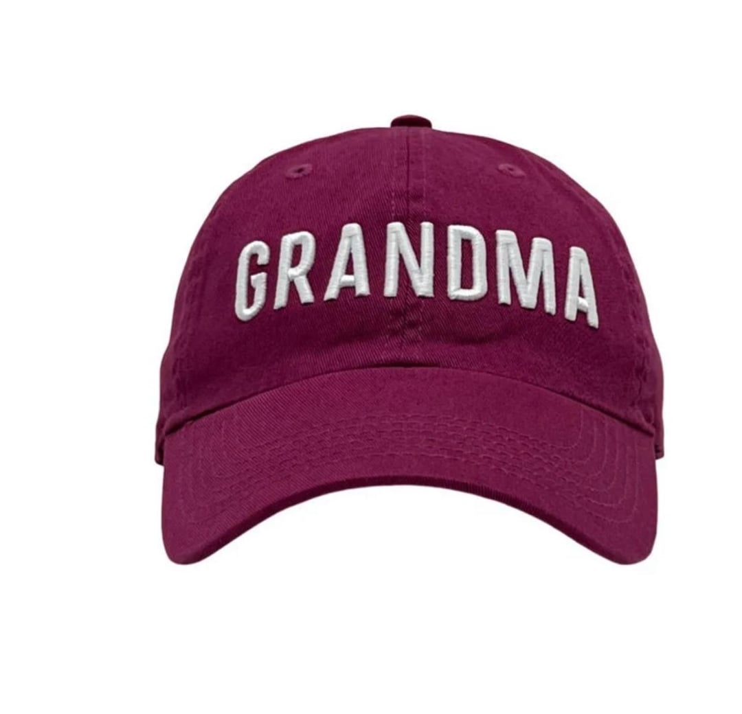 3D Puff "grandma", Adults Embroidery Baseball Hats, Custom Baseball ...