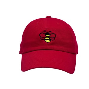Bee Embroidery Baseball Hats,bee Custom Baseball Cap,adult and Children ...
