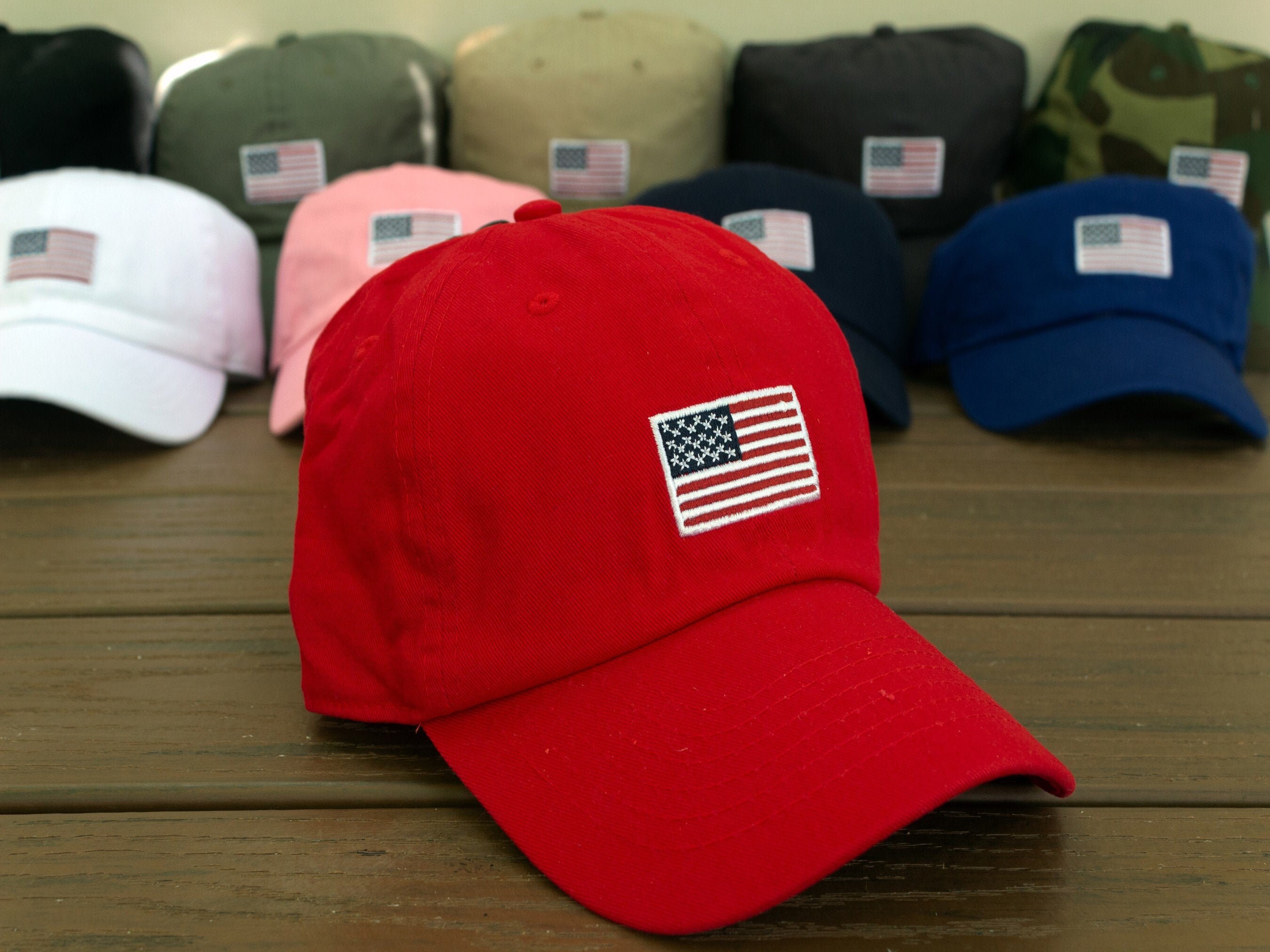 American Flag Baseball Cap USA for Men Women Teens - Etsy