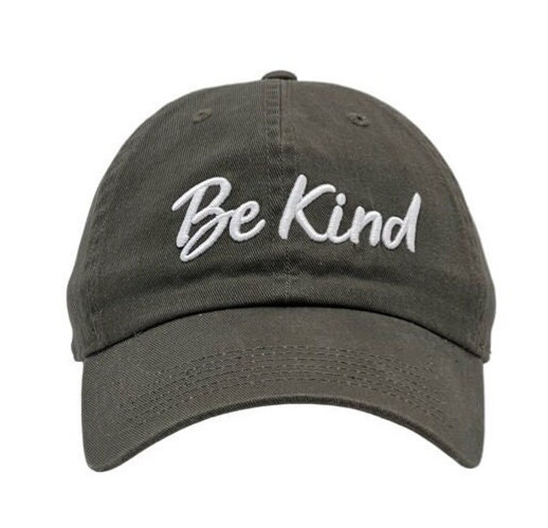 3D Puff "be Kind" Embroidery Hats,adult and Children Embroidery ...