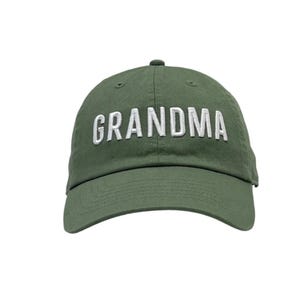 3D Puff "grandma", Adults Embroidery Baseball Hats, Custom Baseball ...