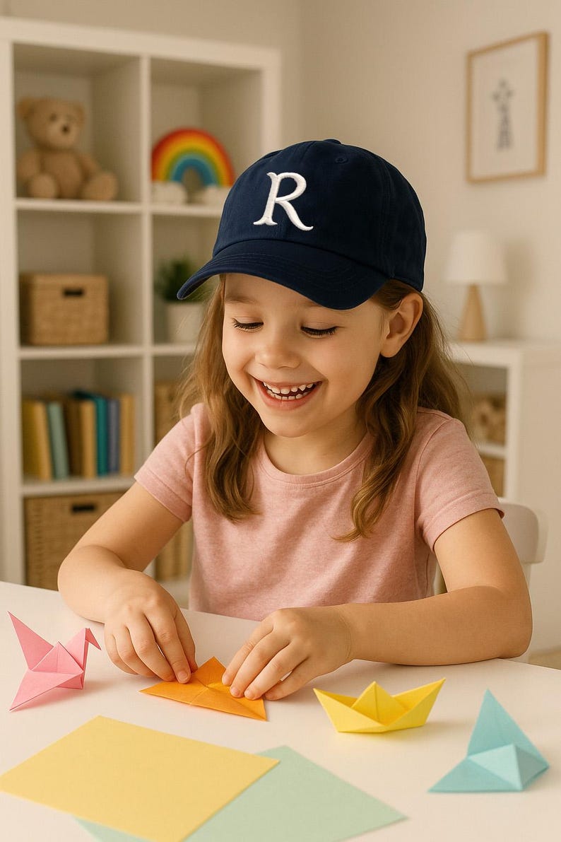 3D Puff "r", Letter Hat, Initial Cap, Monogramed Hats. Custom Color Hat ...