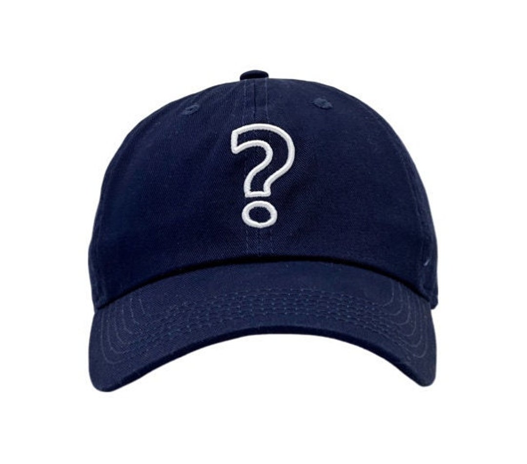 3D Puff QUESTION MARK Embroidery Hats,adult and Children Embroidery ...