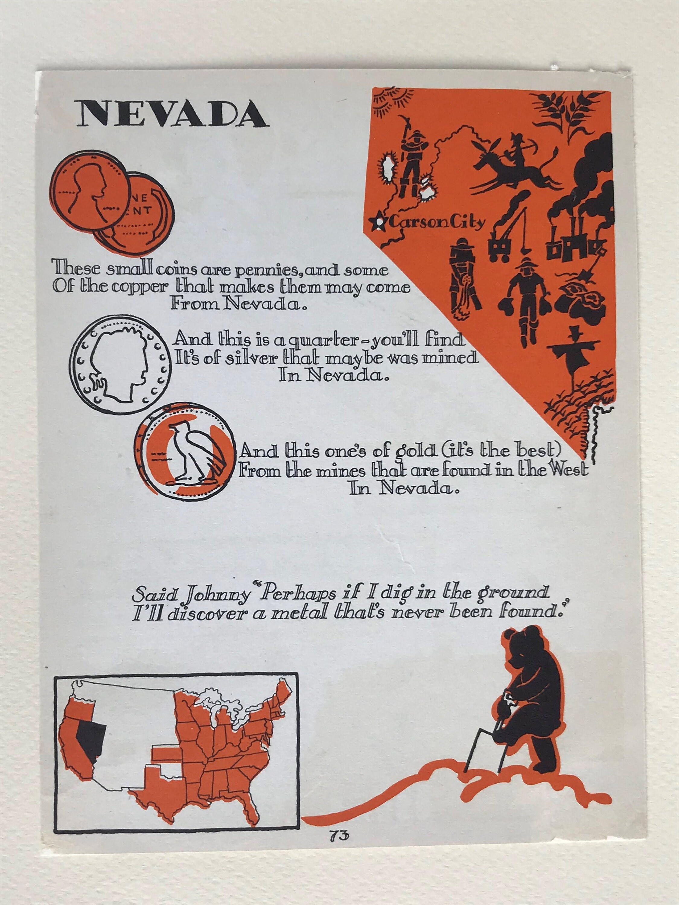 Original 1931 Pictorial Map of Nevada - Etsy