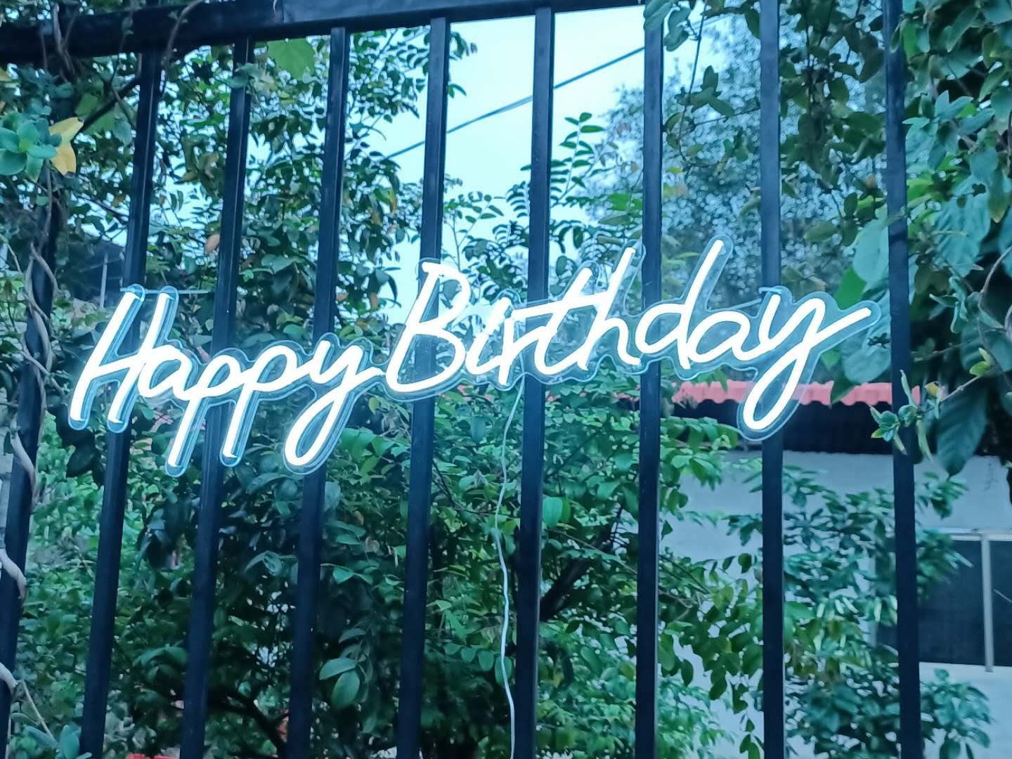Happy Birthday Lighted Sign