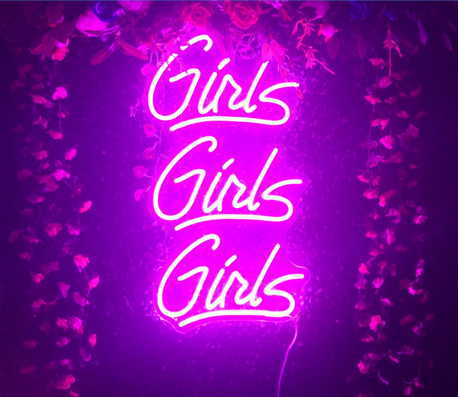 Girls Girls Girls Neon Sign/ Girl Neon Light Sign/ Girl Room | Etsy