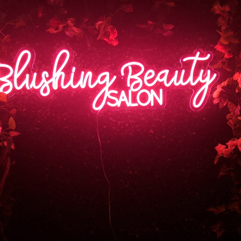 Salon Neon Sign - Etsy