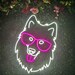 Custom Samoyed Neon Sign: Dog Portrait LED Wall Decor - Etsy
