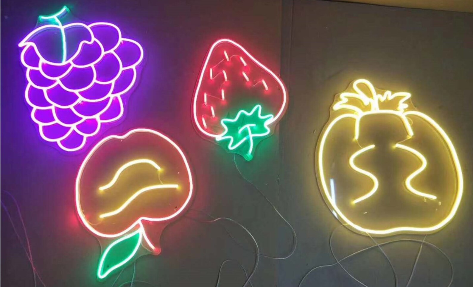 Fruit Neon Light Signcustom Neon Sign Strawberry Watermelon | Etsy