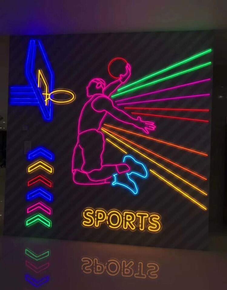 3D Neon Sign for Room Decor Sports Bar Football Baseball | Etsy