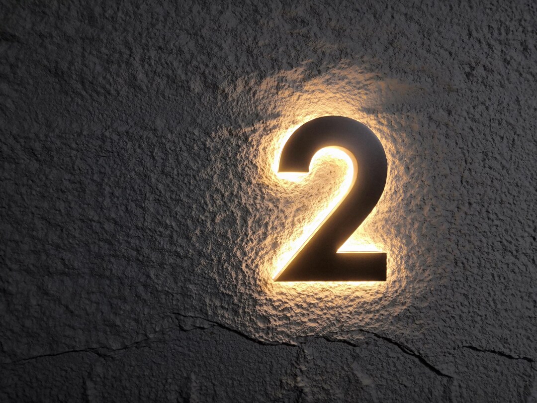 LED House Number，home Number Sign, House Number Sign, Hotel Room ...