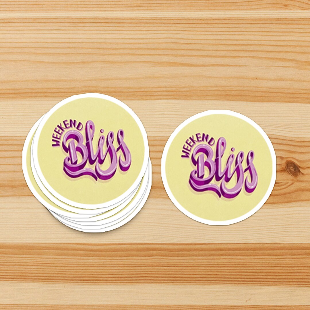 Sticker Weekend Bliss - Etsy UK