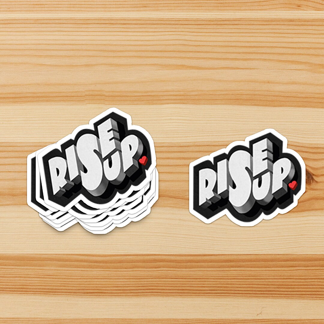 Sticker Rise Up - Etsy