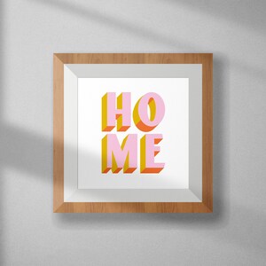 Home - Printable Poster, Instant Download, Modern Wall Art, Typography ...