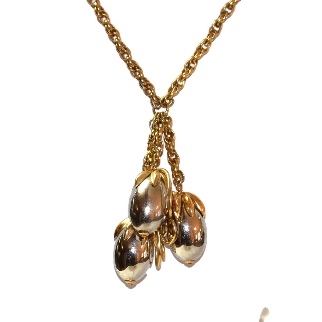 Vintage Signed Napier Acorn Pendant Necklace Book Piece 1950s - Etsy