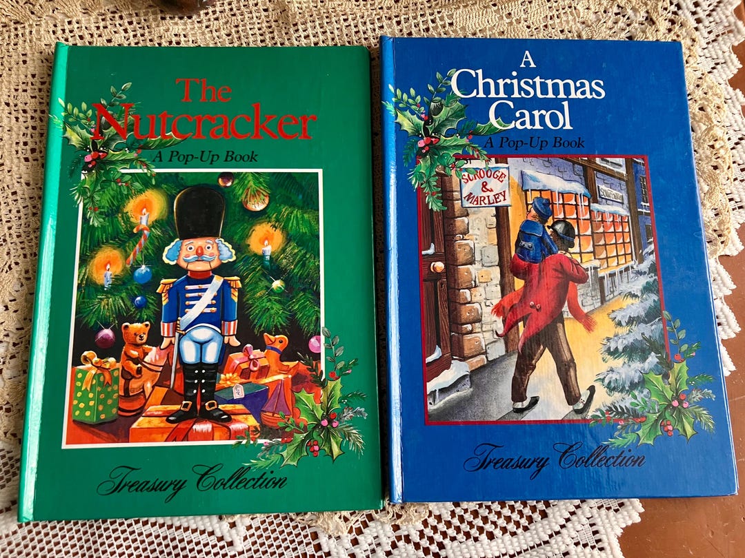 Vintage Treasury Collection Pop-up Book Set | 1989 A Christmas Carol ...