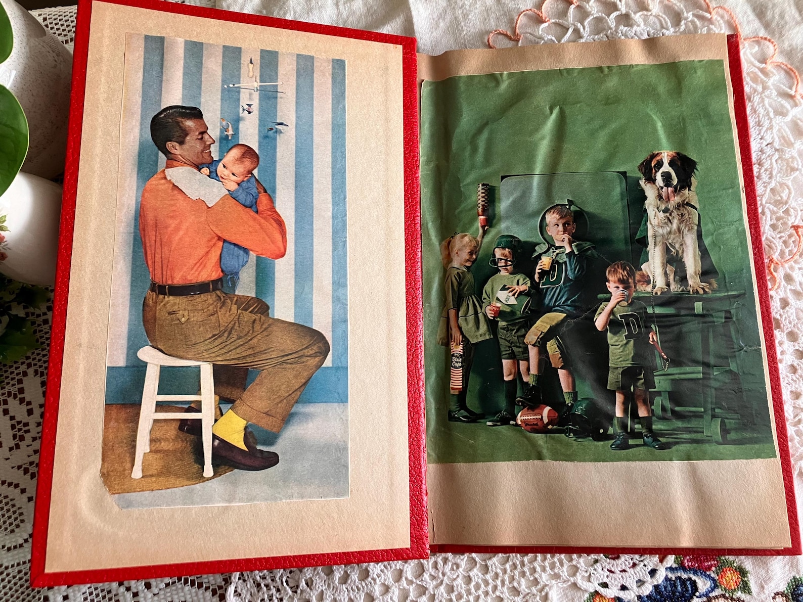 Vintage 1950s–1960s Scrapbook, Magazine Clippings, Mid-century Ephemera ...