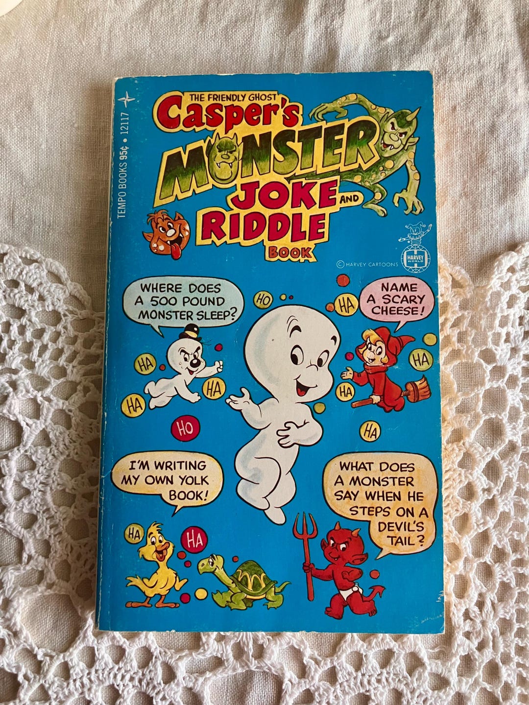 1975 Casper the Friendly Ghost Monster Joke & Riddle Book - Etsy