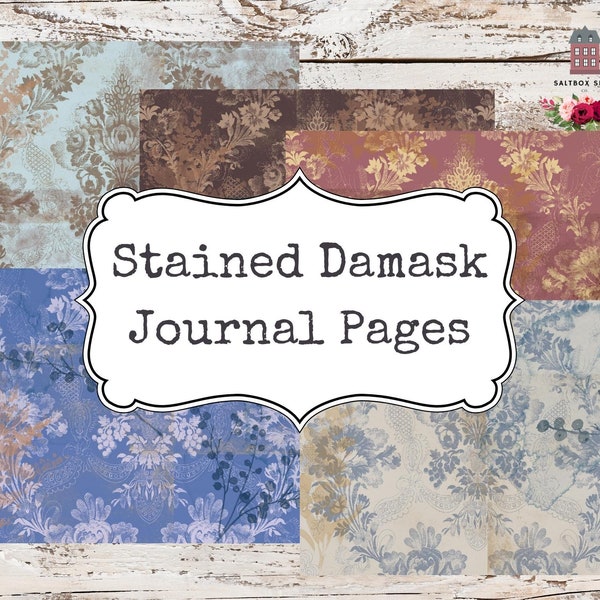 Damask Wallpaper - Etsy
